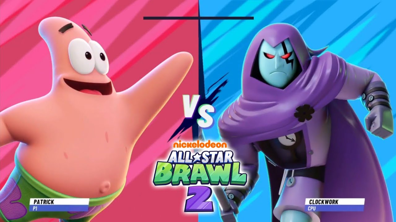 Nickelodeon All-Star Brawl 2 | Patrick's Journey to Clockwork - YouTube
