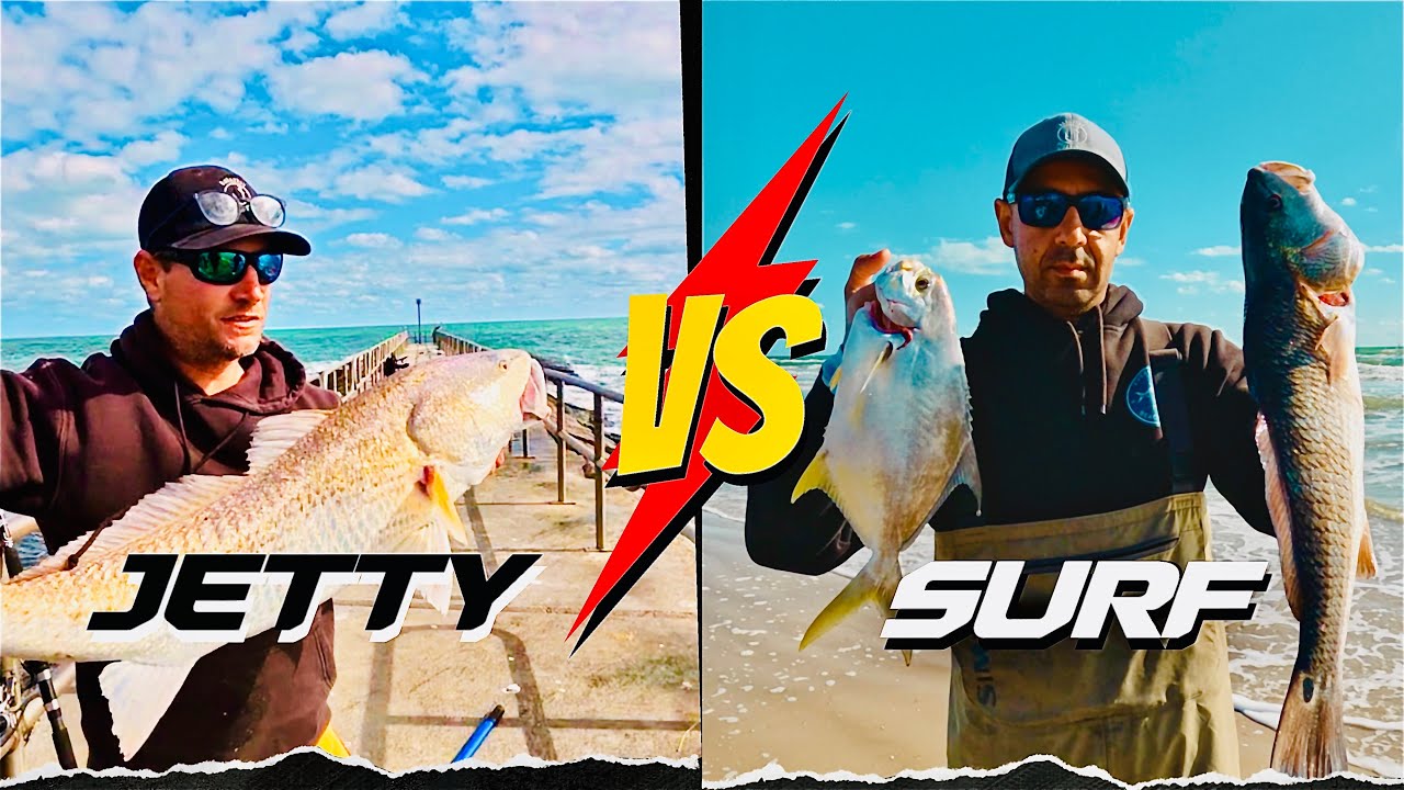 Jetty vs Surf Fishing - Corpus Christi, TX - YouTube