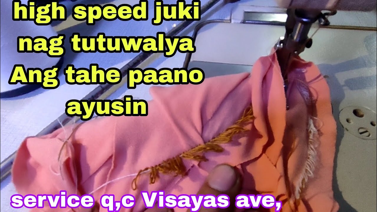 Paano ayusin High speed sewing machine nag tutuwalya Ang tahi tuhog ...