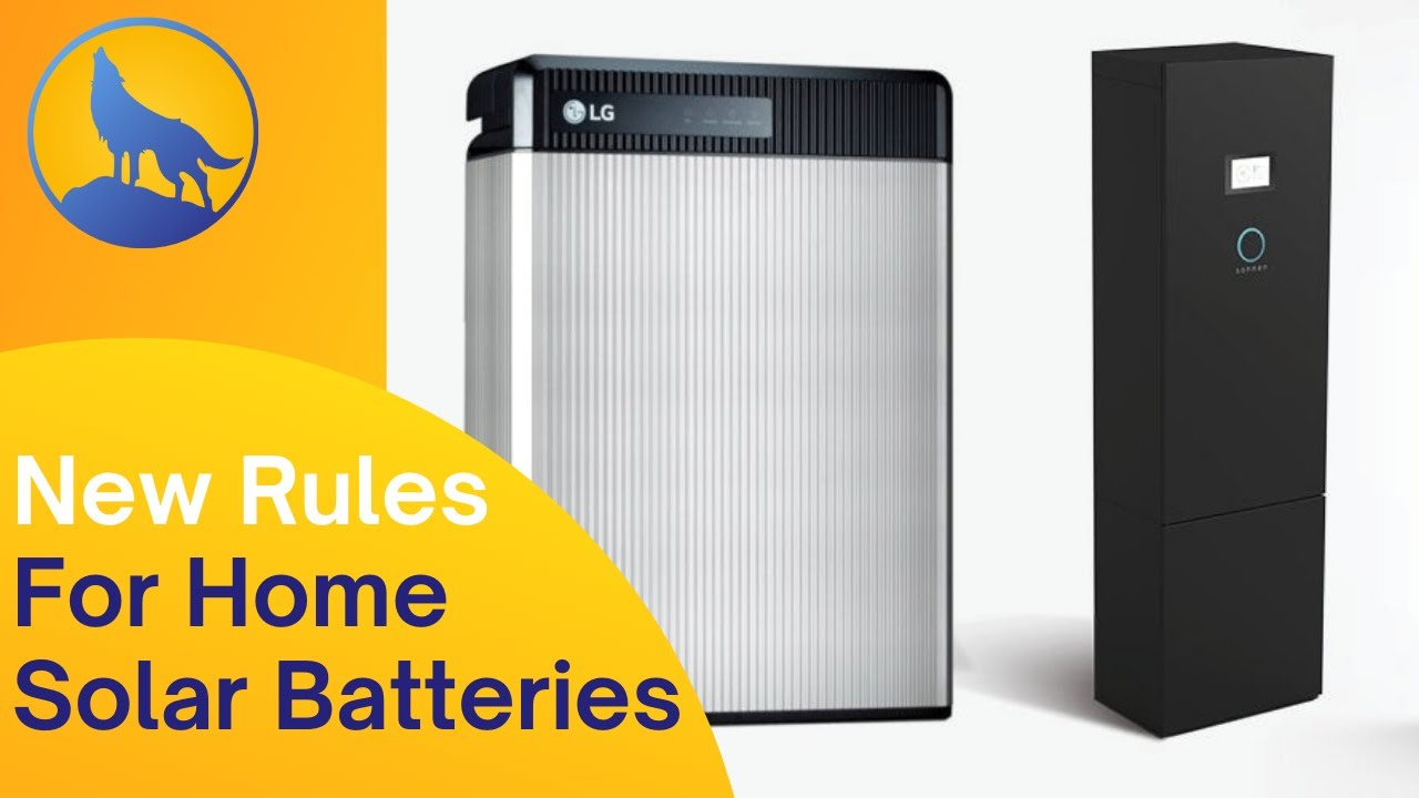 New Mandated Rules for Residential Solar Batteries | Solar TV - YouTube