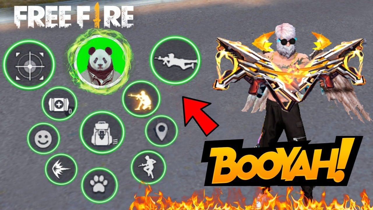 RETO: JUGAR CON EL CUSTOM EN FORMA DE PANDA😭 FREE FIRE - YouTube