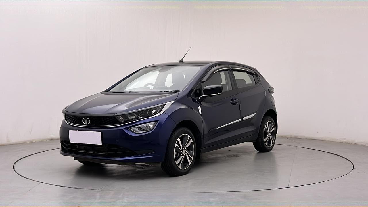 Tata Altroz XZ Plus 1 2, 2022, walk around l Dark Blue Colour l 360 ...