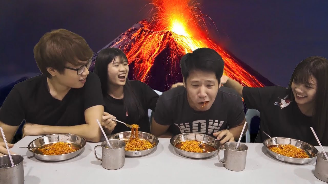 韩国x2辣面4选1游戏! KOREAN X2 SPICY NOODLE GAME - YouTube
