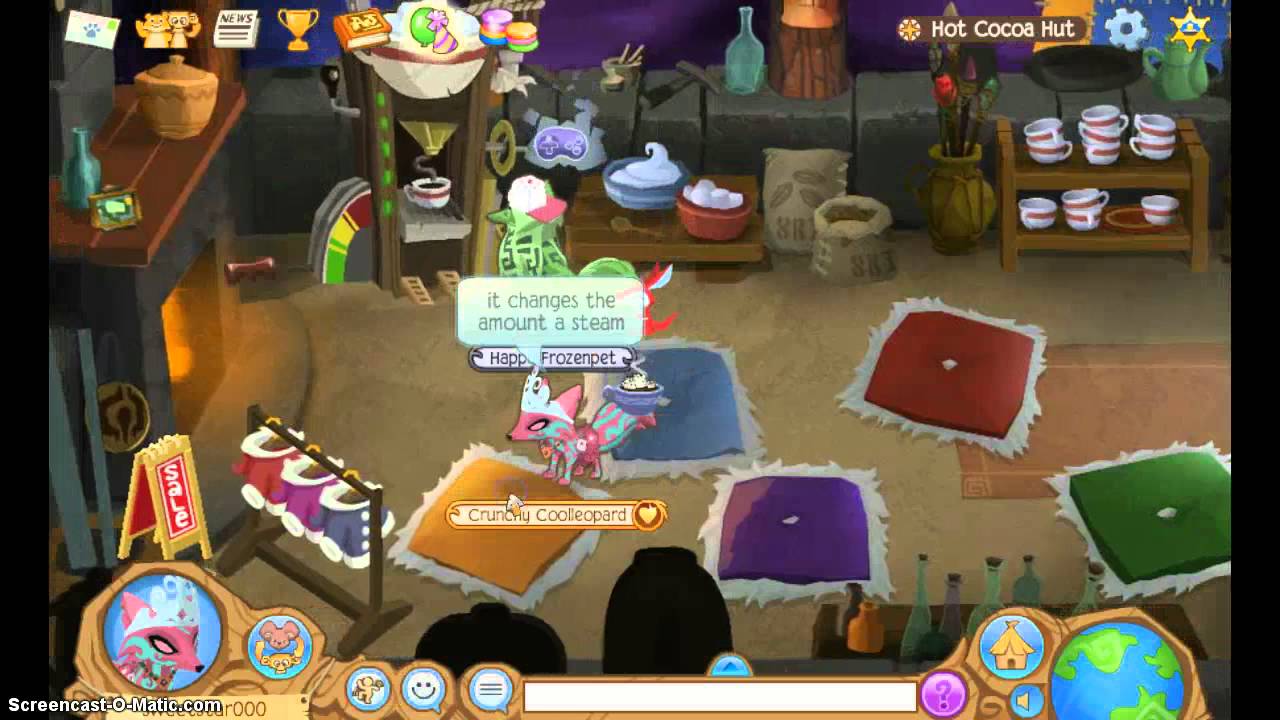 Animal Jam- Hot Cocoa Machine Secret - YouTube