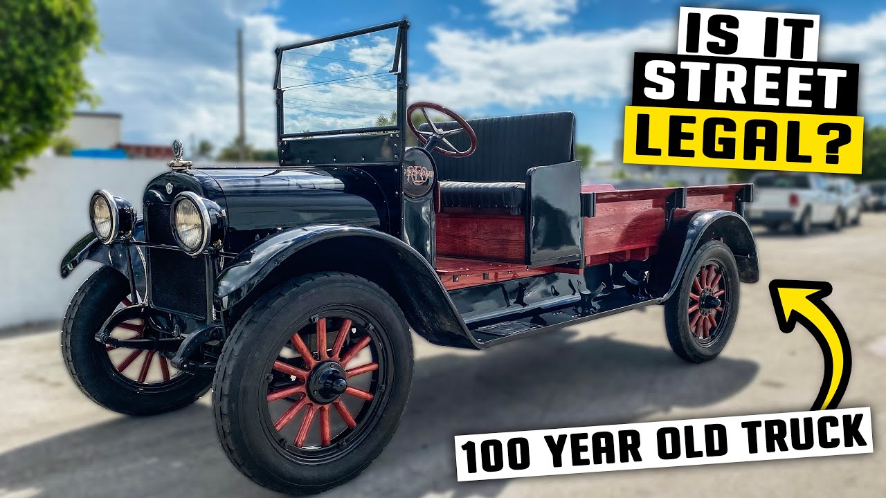 Driving a 1923 REO Speedwagon on the Street! - 100 Year Old Truck First ...