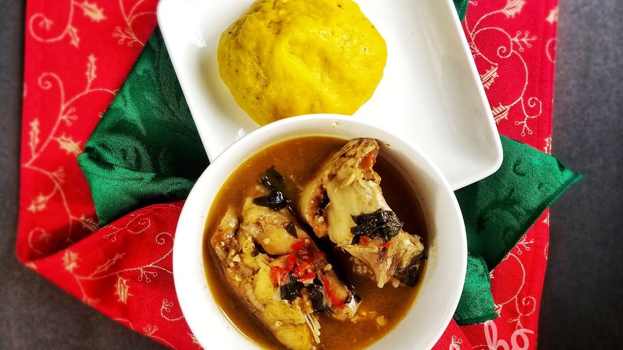 Onunu and Catfish peppersoup | How to make Onunu in a food processor # ...