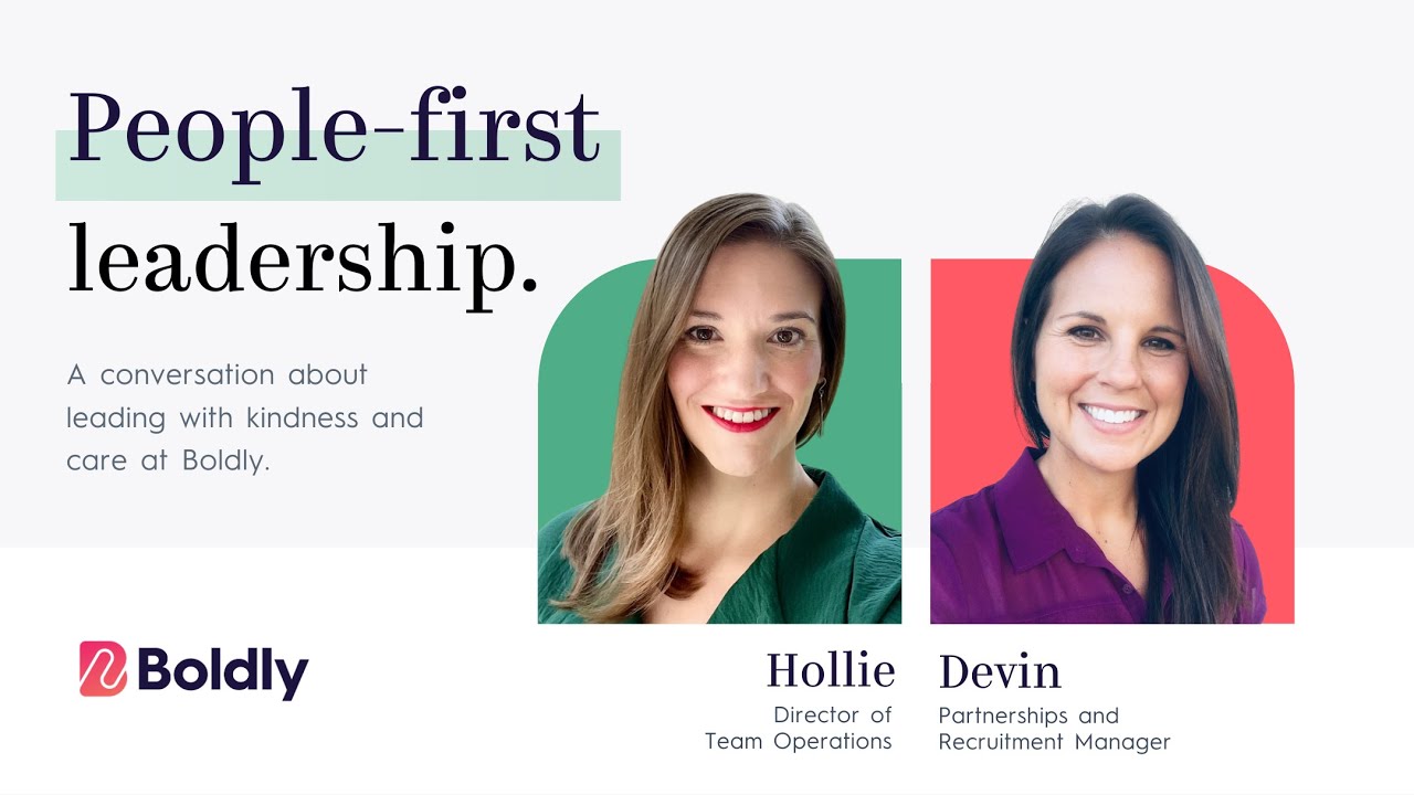 People First Leadership at Boldly with Hollie - YouTube