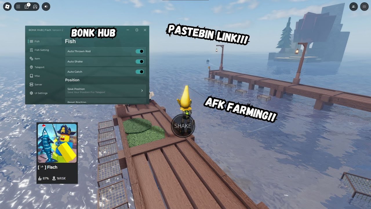 [🎣] Fisch Script GUI | PC/MOBILE | INSTANT CATCH + AUTO FARM 👑 - YouTube