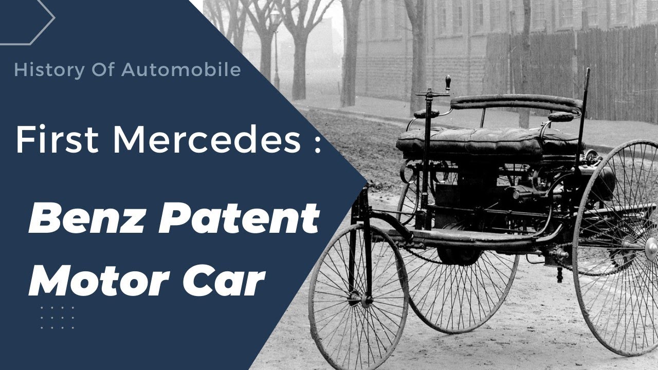 First Mercedes: Benz Patent Motor Car. - YouTube