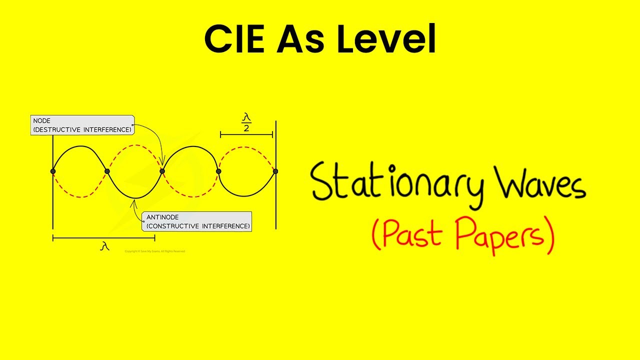 Stationary Waves - As Level Physics Past Papers (9702) - YouTube