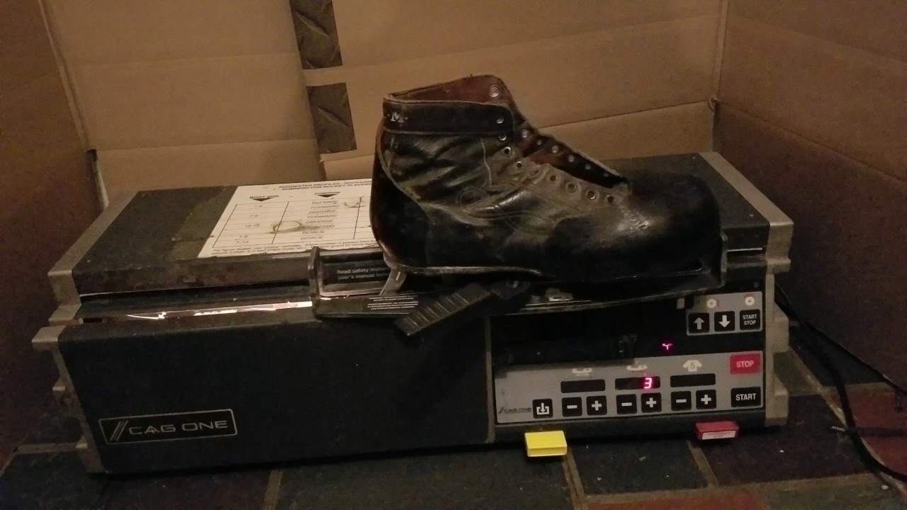 CAG Profiler_CagOne Skate Sharpener/Profiler Model H1A-2 - YouTube