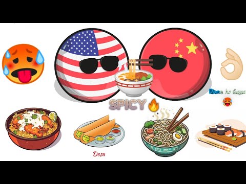 Let's try the food of different Countries 👍🏻🍜 | united earth country ...