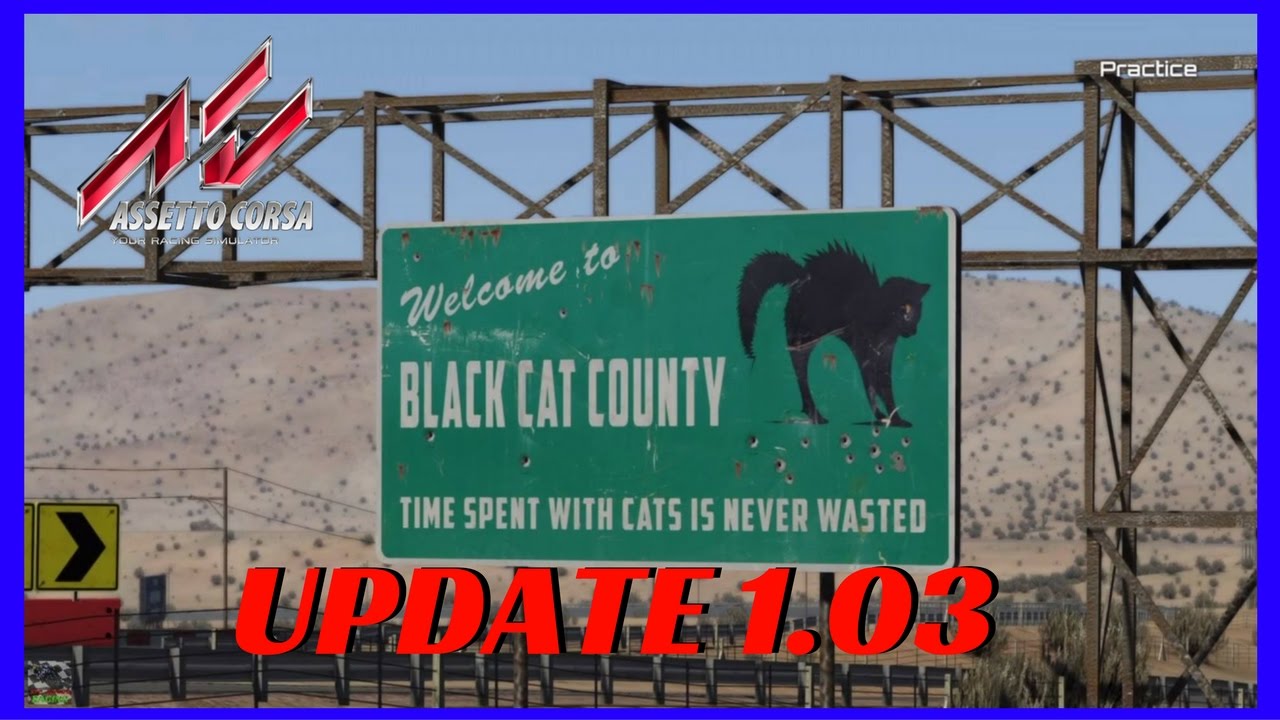 Assetto Corsa PS4 gameplay | NEW UPDATE 1.03 | NEW TRACK BLACK CAT ...