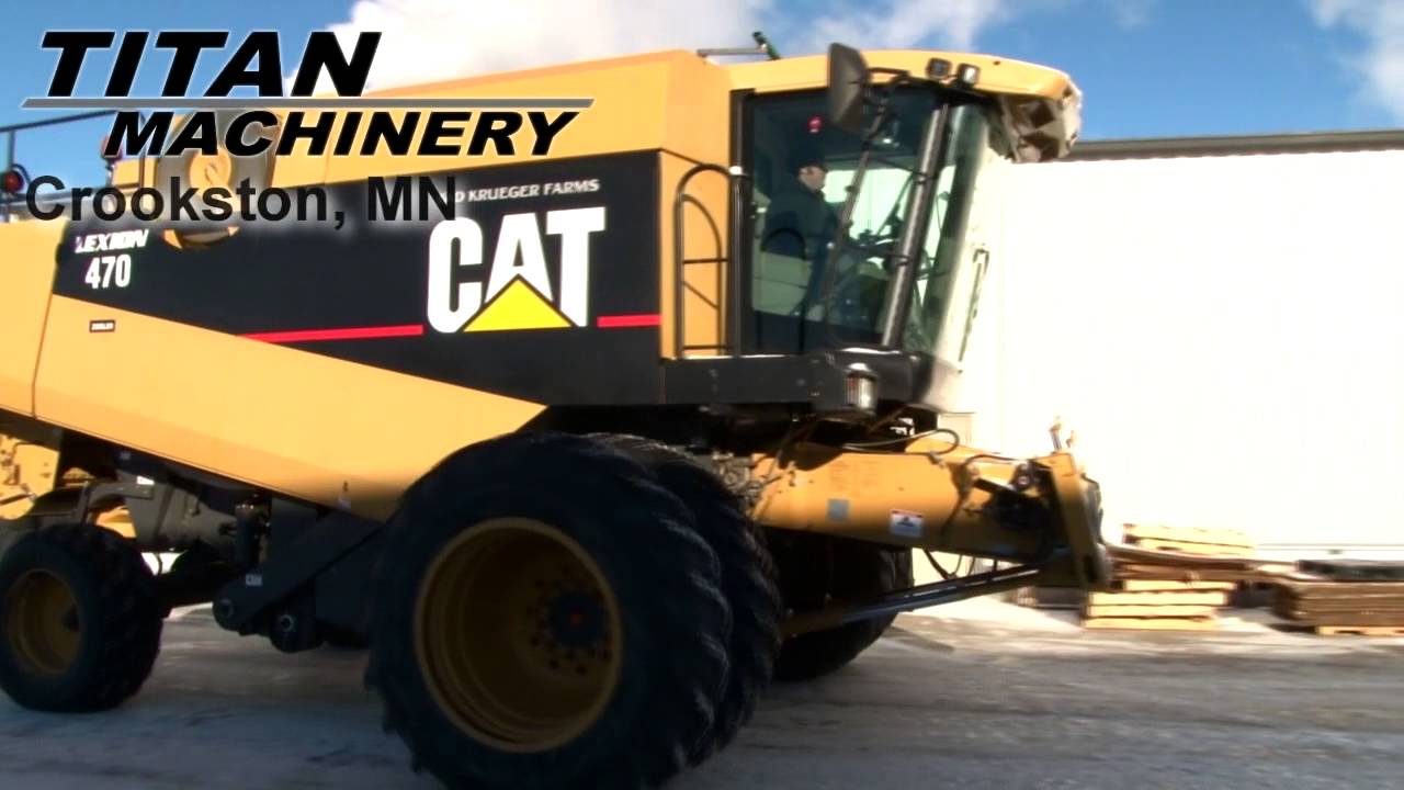 Caterpillar 470 Combine Sold on ELS! - YouTube