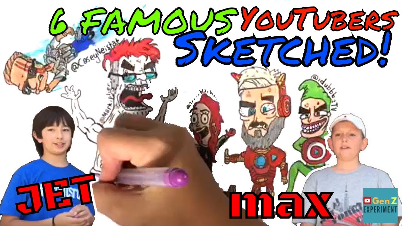 6 POPULAR YOUTUBERS SKETCHED AS AVENGERS CARTOON CHARACTERS | GenZ ...