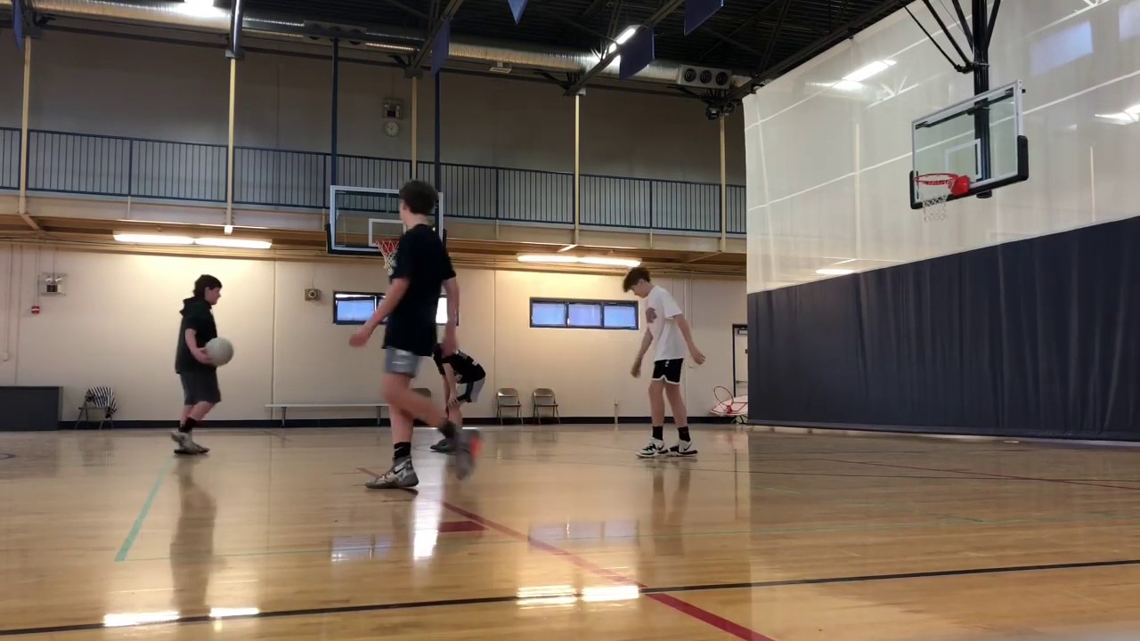 Me and my friend 2v2 randoms | IRL Basketball - YouTube
