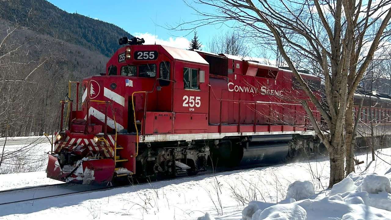 Scenic Snow Train to the Crawford Notch! - YouTube