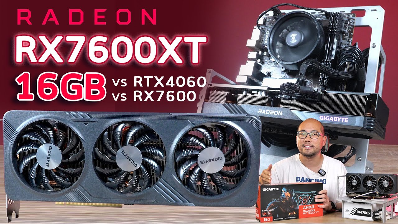รีวิวการ์ดจอ Gigabyte AMD Radeon RX 7600 XT แรม16GB ใช้ทำงานตัดต่อ ...