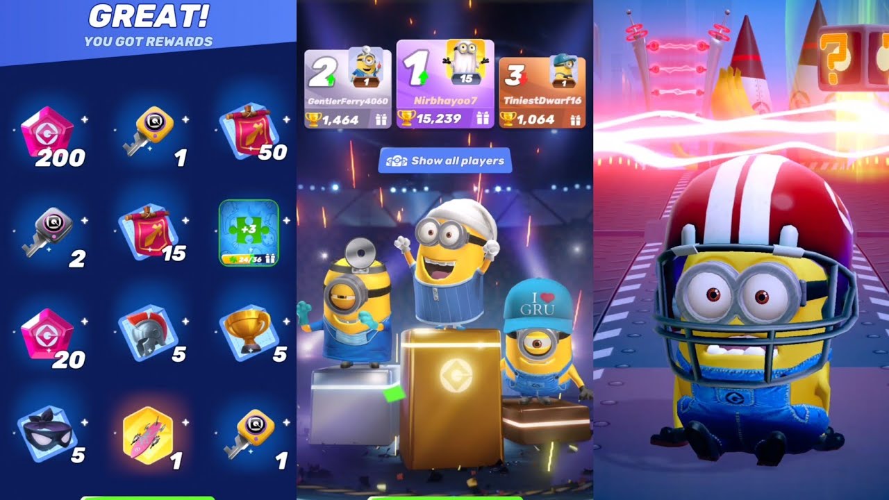 Bug | Quarterback gameplay | New Minion rush | - YouTube