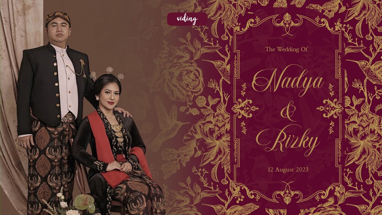Nadya & Rizky Wedding Live Streaming 12 Agustus 2023 - YouTube