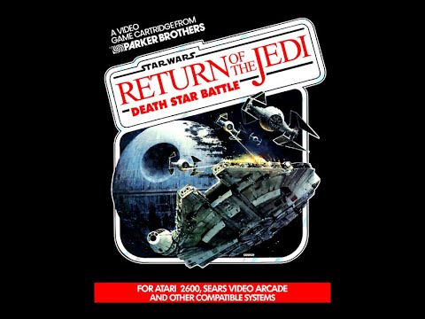 1983 Atari 2600 Star Wars: Return of the Jedi Death Star Battle Video ...