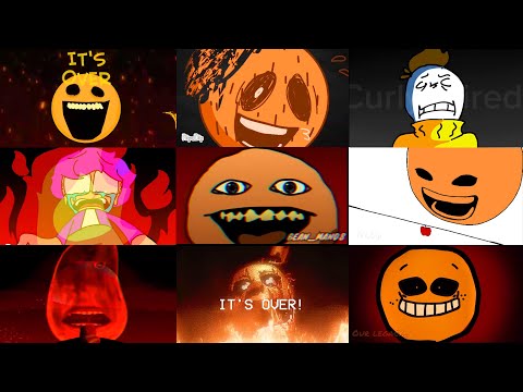 FNF Rotten Smoothie V2 MULTIVERSE Part 2 (All Cutscenes) -  Annoying Orange Amazing Grace V2