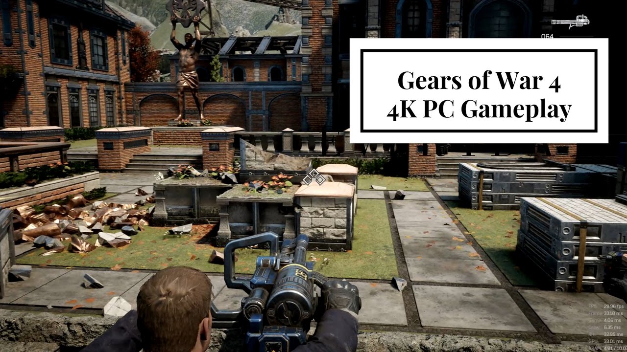 Gears of War 4 PC 4K Gameplay - YouTube