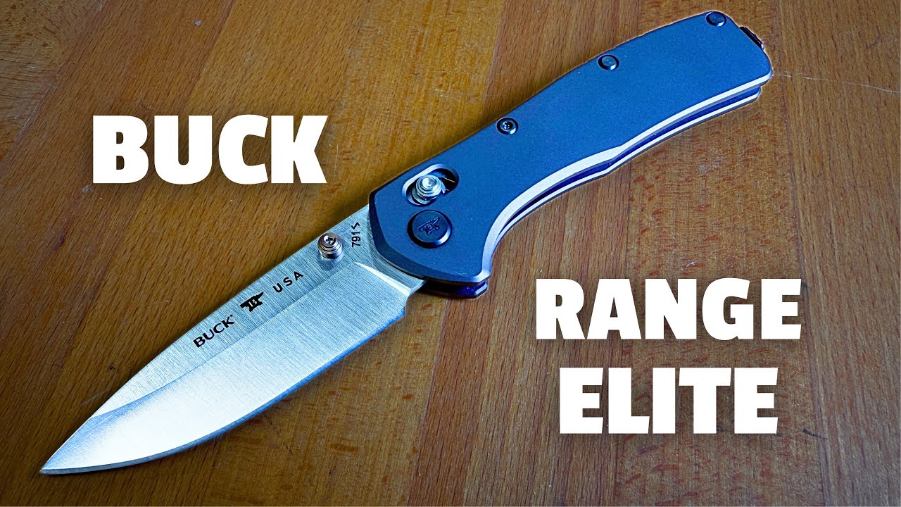 Buck Knives RANGE ELITE – 1st-EVER Features from Buck! - YouTube