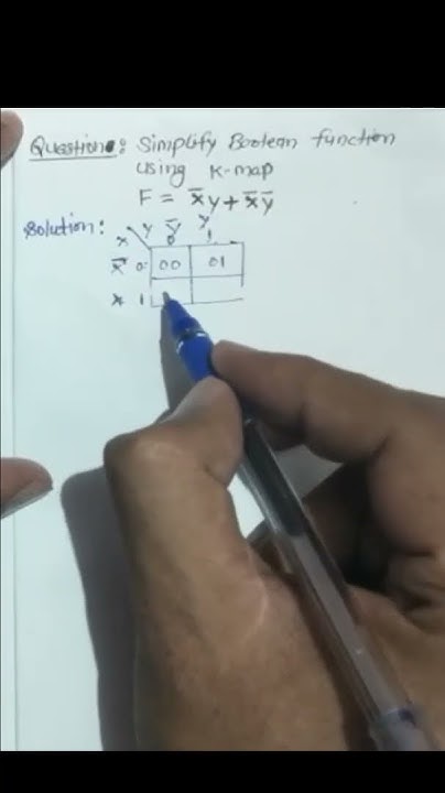 Boolean Algebra Minimization Using K-map (2 variable) 0️⃣1️⃣ - YouTube