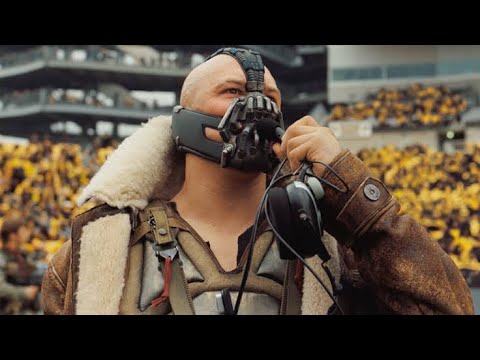 Bane Destroys football stadium and gives 'Dhamki' to people of Gotham ...
