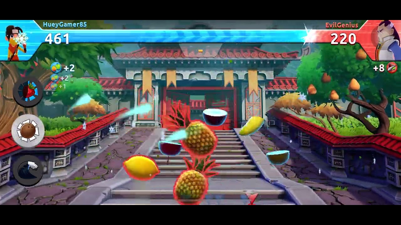 Fruit Ninja 2 (500 Points Race) (Yuletide Staff) (2 rounds) - YouTube