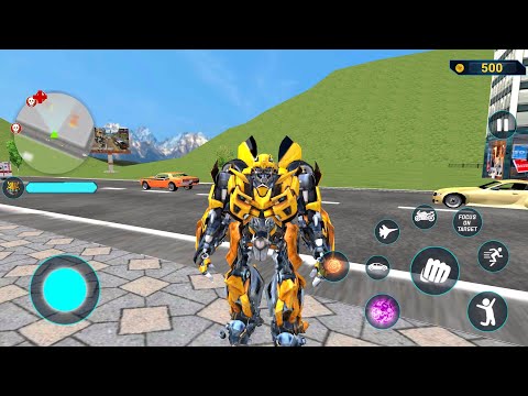 Robot Araba Oyunları #3 - Araba Robot Dönüşümü - Robot Car Transform Games - Android Gameplay