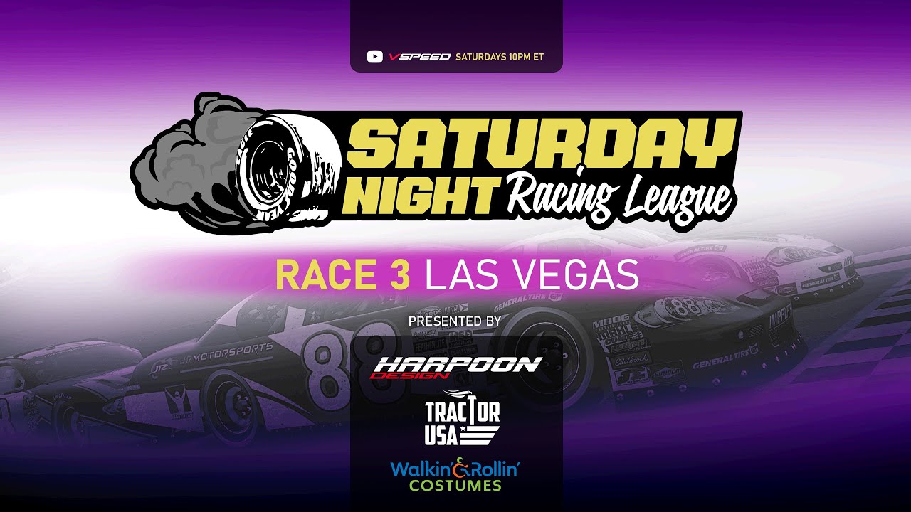 Saturday Night Racing League / RACE 3 - LAS VEGAS - YouTube