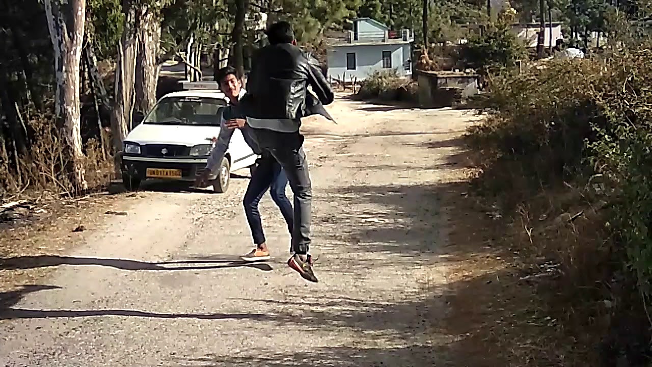 how to create slow motion video fight scene - YouTube