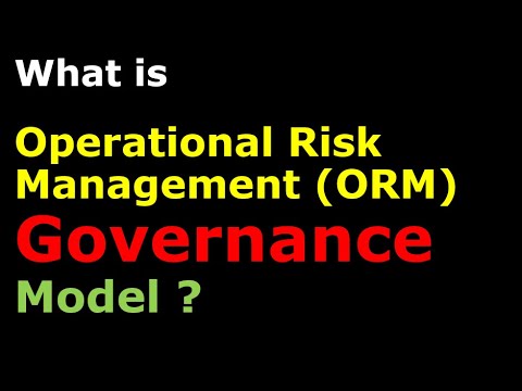 What is the Operational Risk Management Governance Model of a Financial ...