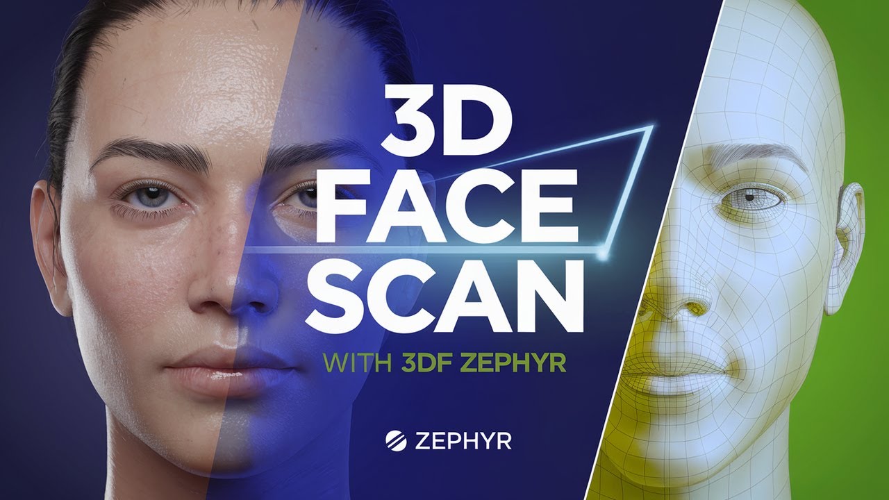 HOW TO 3D SCAN HUMAN FACE using 3DF zephyr - YouTube