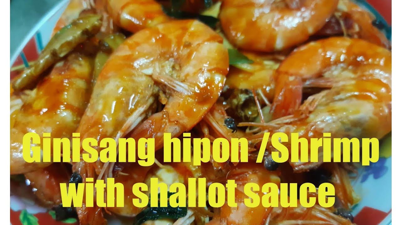 Ginisang Hipon/Shrimp with Shallot Sauce #shrimp #yummy - YouTube