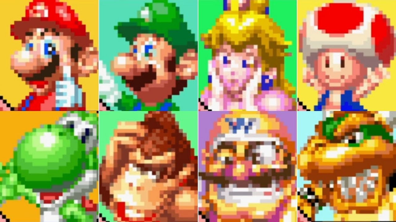 Mario Kart: Super Circuit // All Characters - YouTube