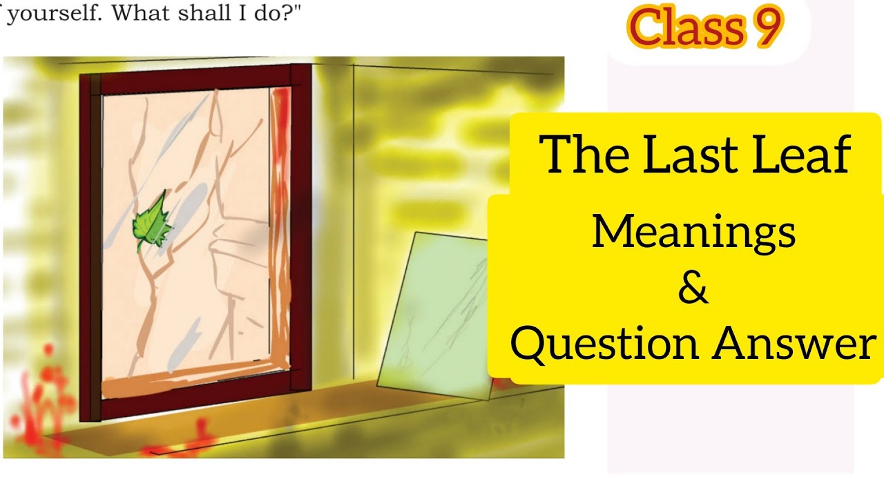 Class 9 The Last Leaf Question Answer L The Last Leaf Meanings English class-9-the-last-leaf-question-answer-l-the-last-leaf-meanings-english
