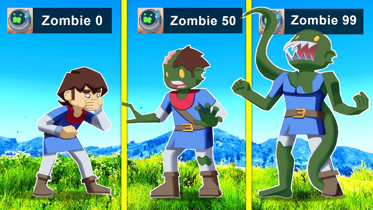 UPGRADING Into A ZOMBIE In GTA 5! (Gross!) - YouTube