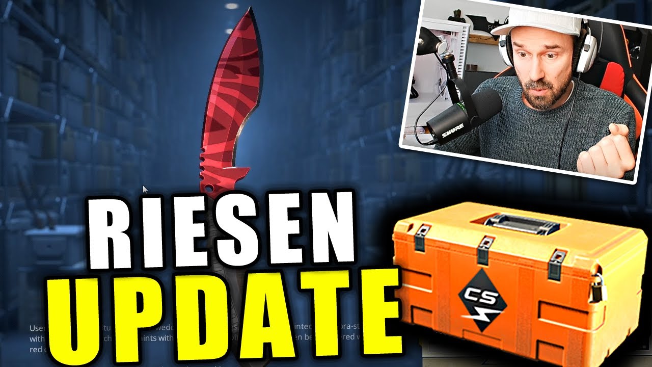 RIESEN CS2 UPDATE! Neue Case, neue Skins, das Kurki Knife und Arms Race ...
