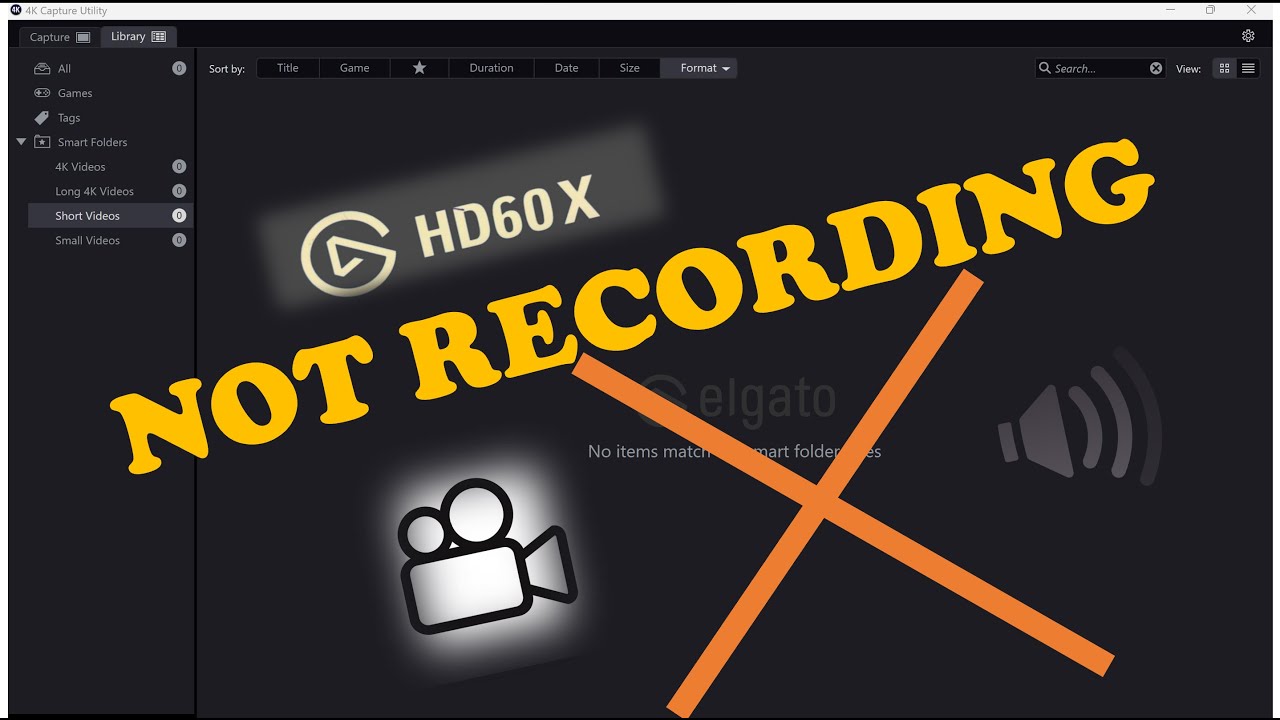 Easy Fix- Elgato HD60 Not Recording PS5 Audio/Video - YouTube