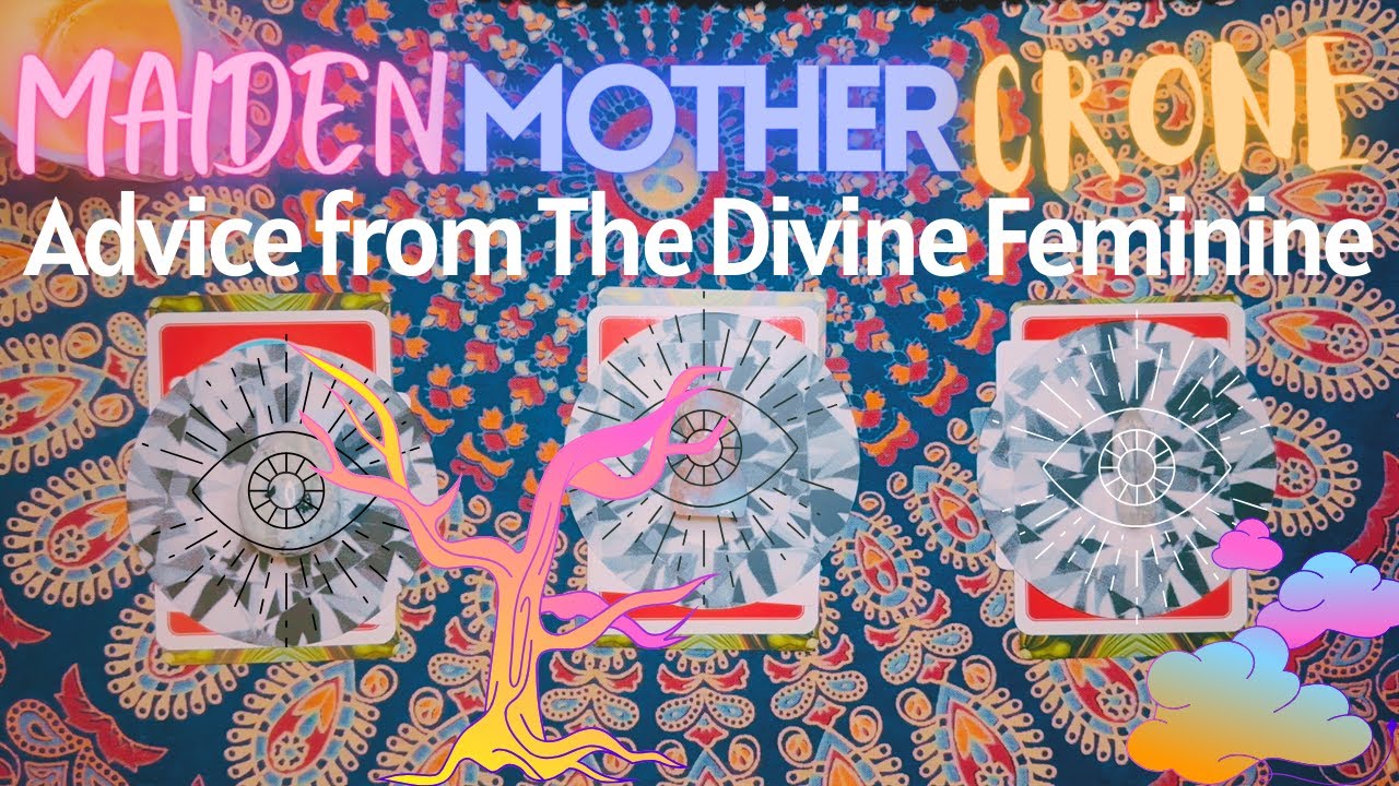 🪬 Messages From The Divine Feminine ⚡️🌸 | PICK A CARD 🌑 Maiden, Mother ...