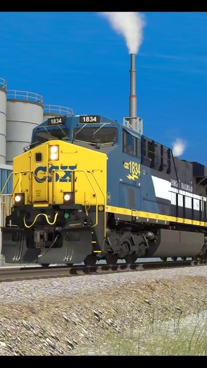 Trainz 22 Shorts - CSX 1834 Georgia Railroad Heritage Unit #trainz #trainz22 #csx #heritageunit ...