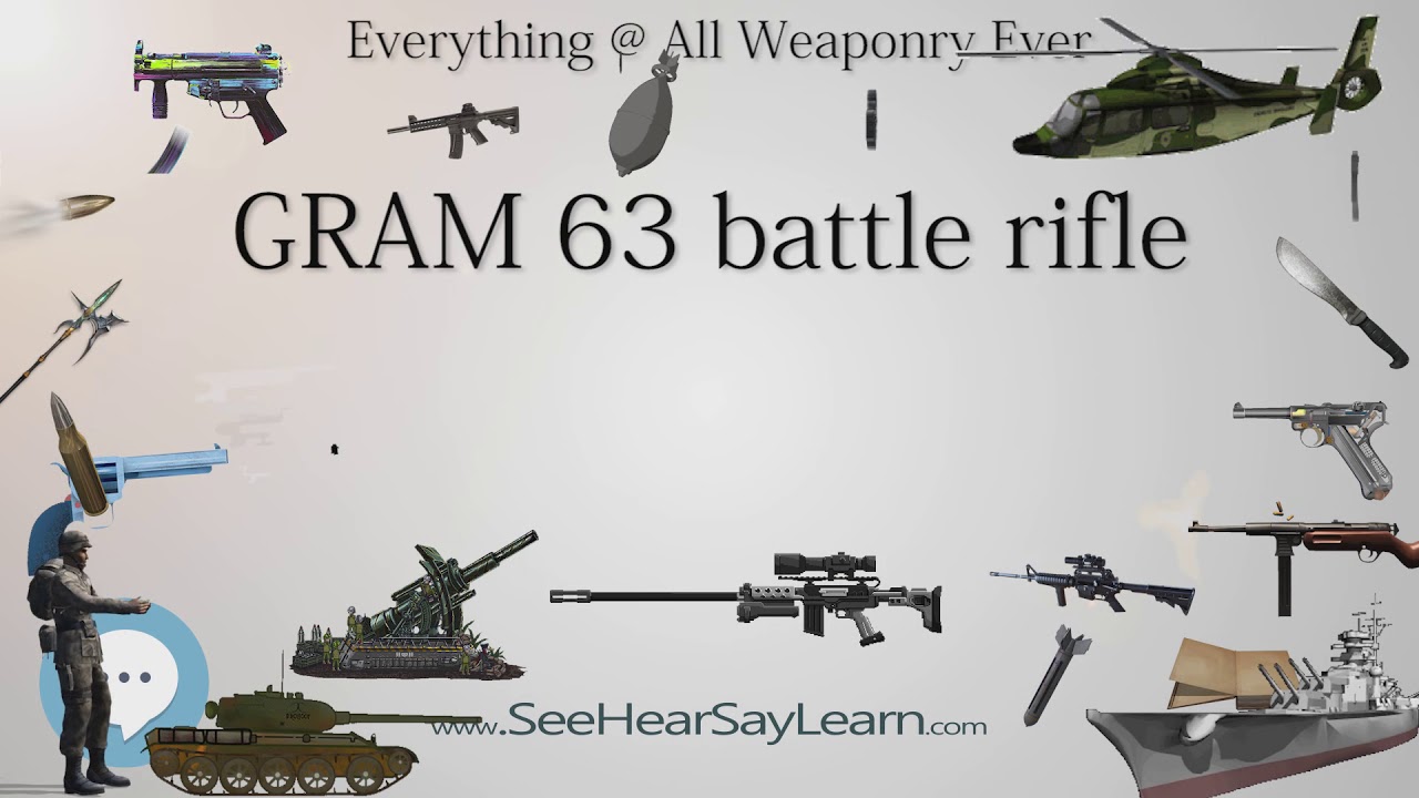 GRAM 63 battle rifle (Everything WEAPONRY)💬⚔️🏹📡🤺🌎😜 - YouTube