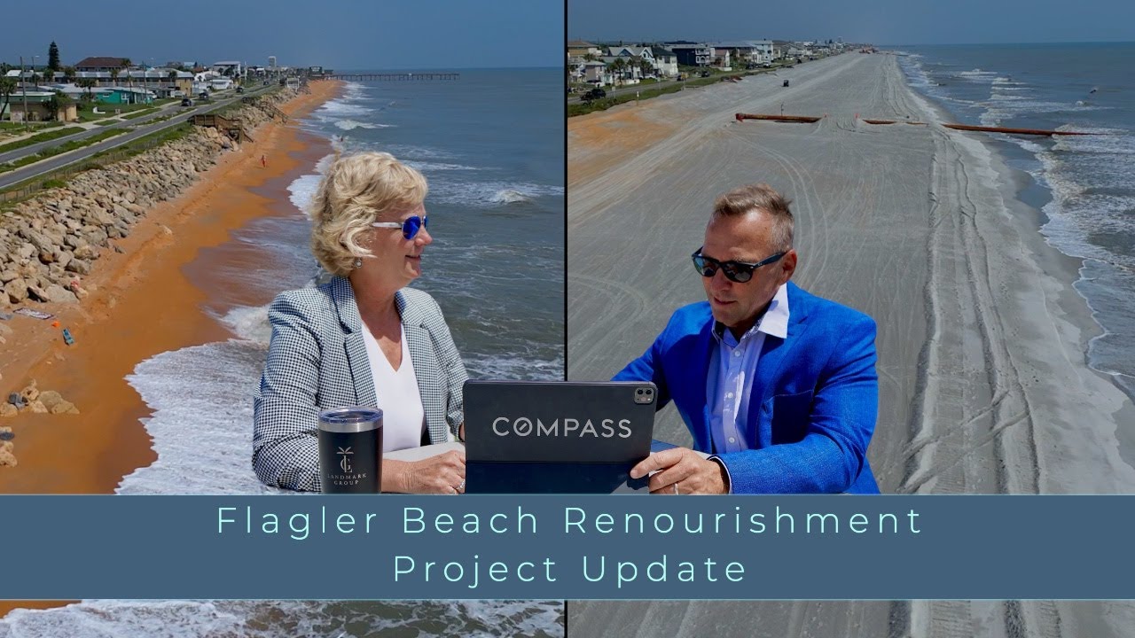 🌊 Flagler Beach Renourishment Project | Exclusive Drone Footage ...