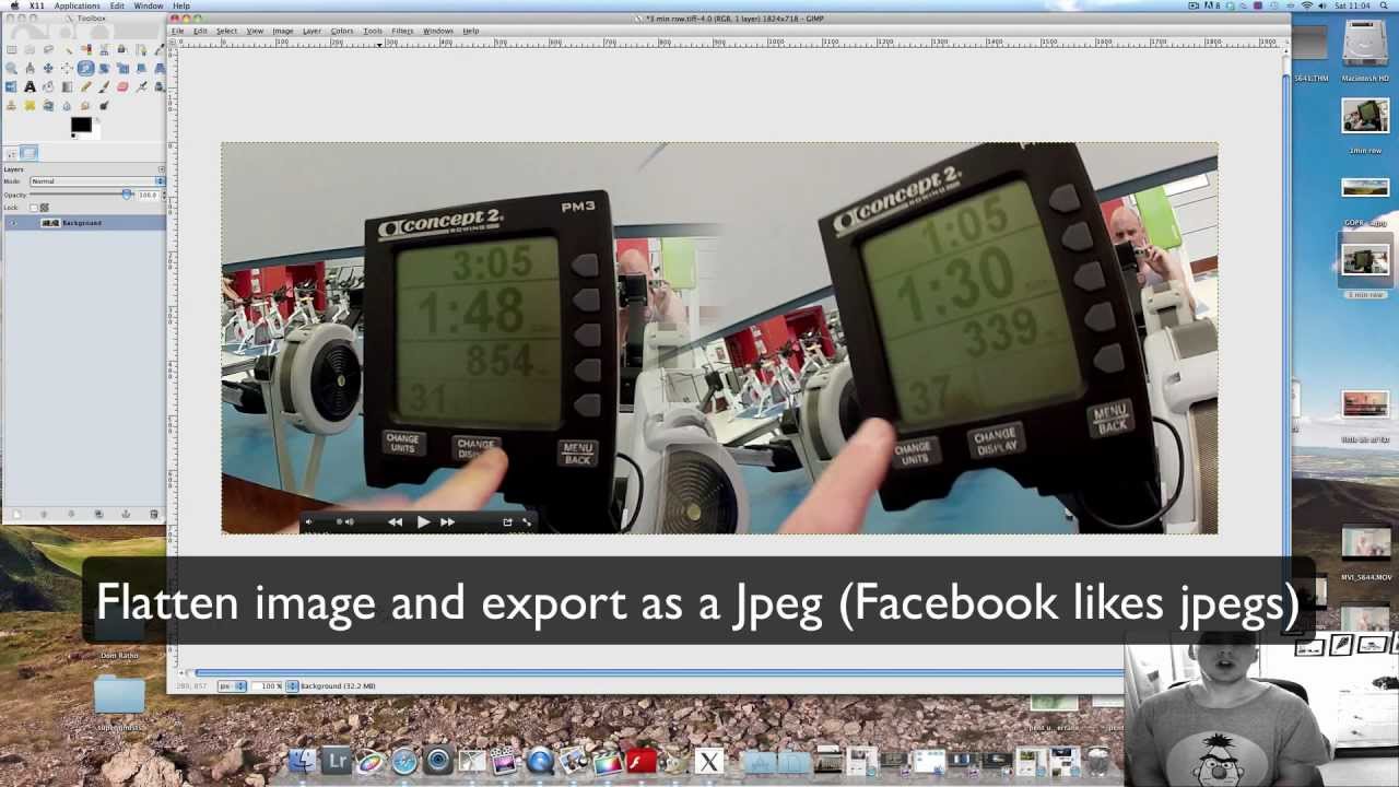 Gimp Tutorial: Merging 2 images - YouTube