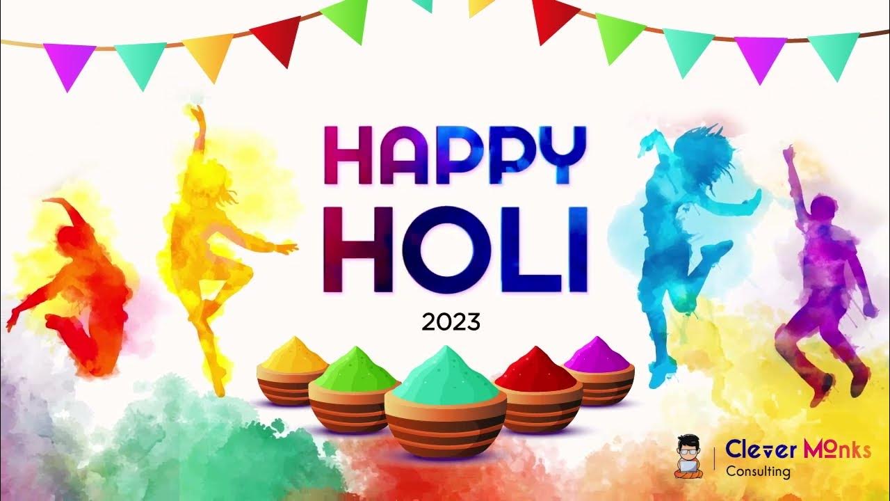 Happy Holi | 2d animation - YouTube