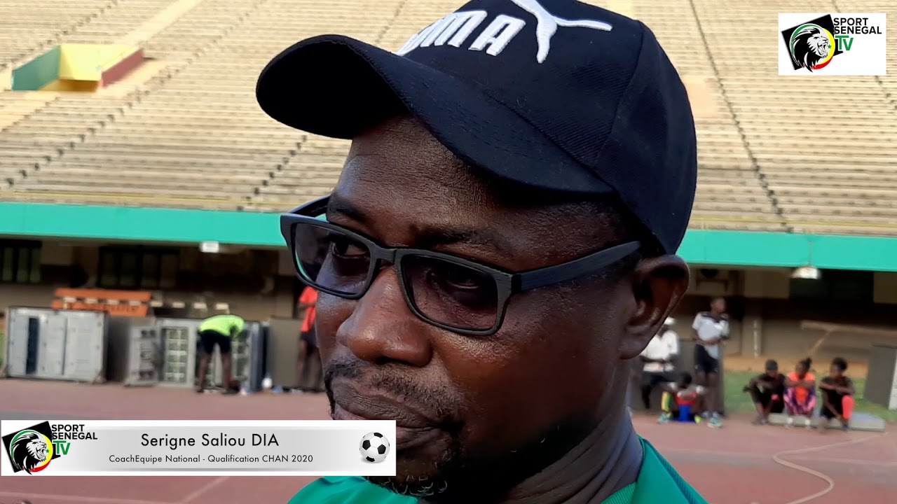 Serigne Saliou DIA Coach Senegal Préparatif Match SENEGAL vs LIBERIA ...