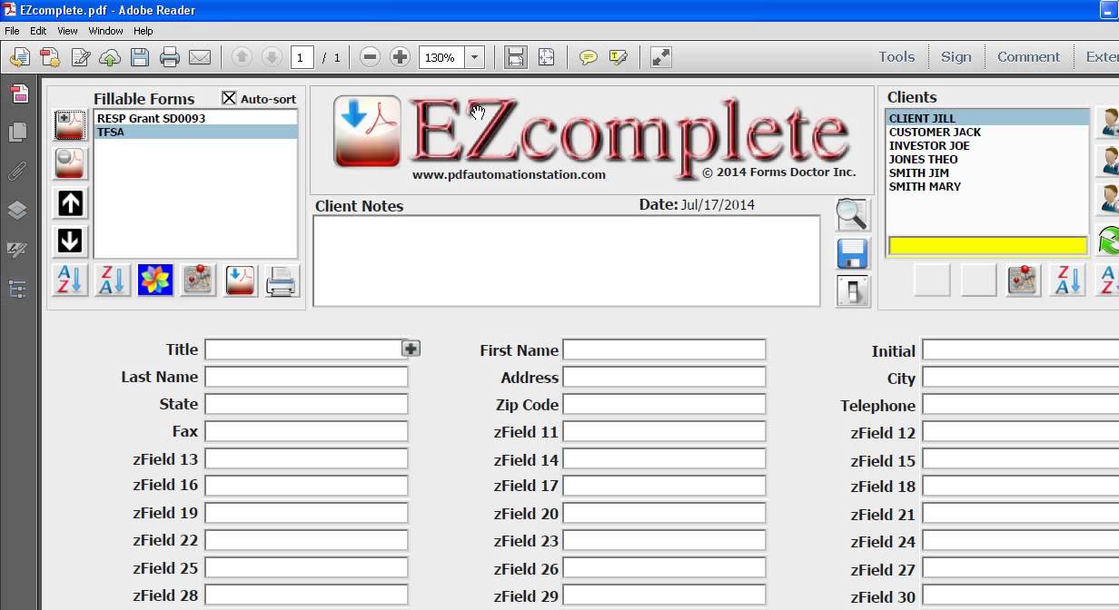 How To Automatically Populate Pdf Forms In Reader Part 2 Youtube
